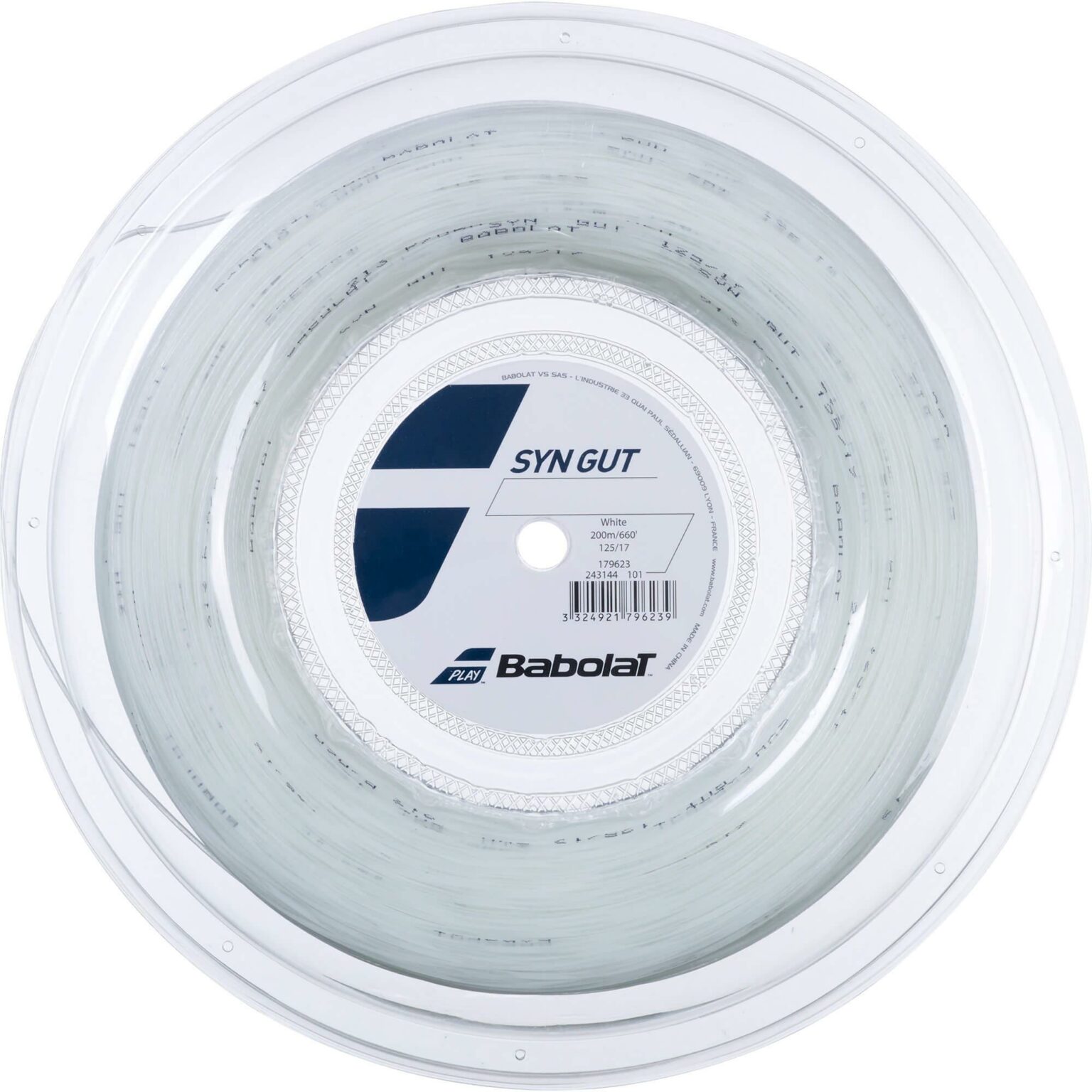 BABOLAT Synthetic Gut 16 Set (White) – Naki Racquets